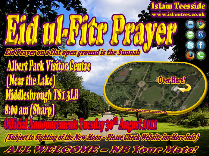 Eid ul-Fitr Prayer in Middlesbrough - Islam TeesIslam Tees