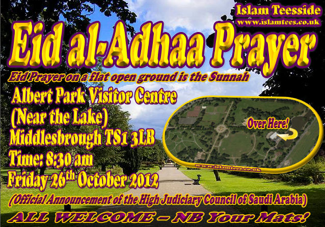 Eid ul-Adha (2012) Prayer in Middlesbrough - Islam TeesIslam Tees